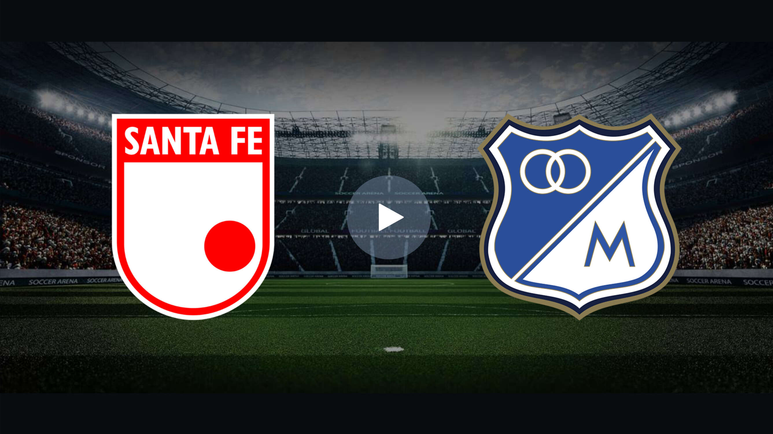 Transmisión en vivo del Independiente Santa Fe vs Millonarios F.C. el ...